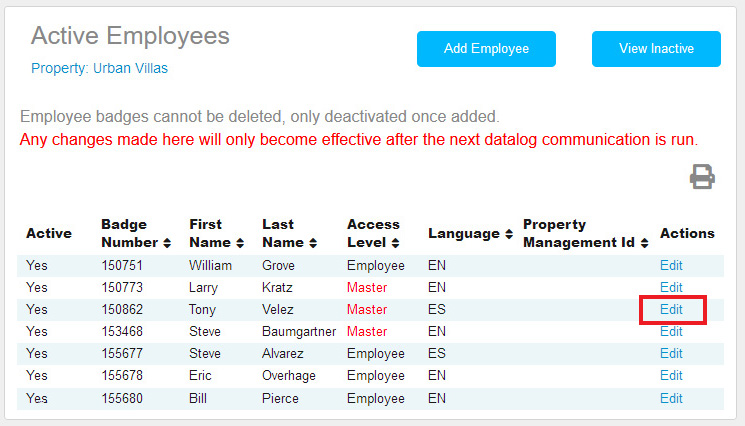 HandyTrac Key Control